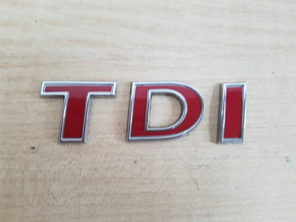 VW T5 T6 TDI emblemat znaczek logo TDI 7E0853675K - 12888738177 ...
