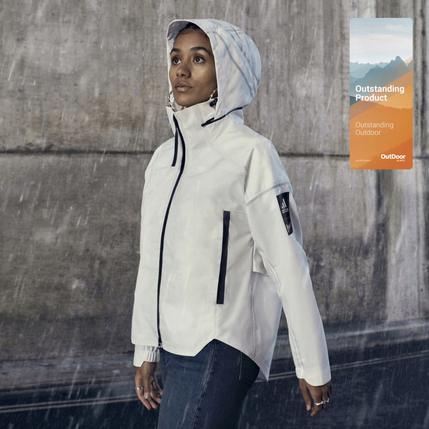 D07H002 KURTKA PRZECIWDESZCZOWA LOGO ADIDAS XL - 14040499352 ...