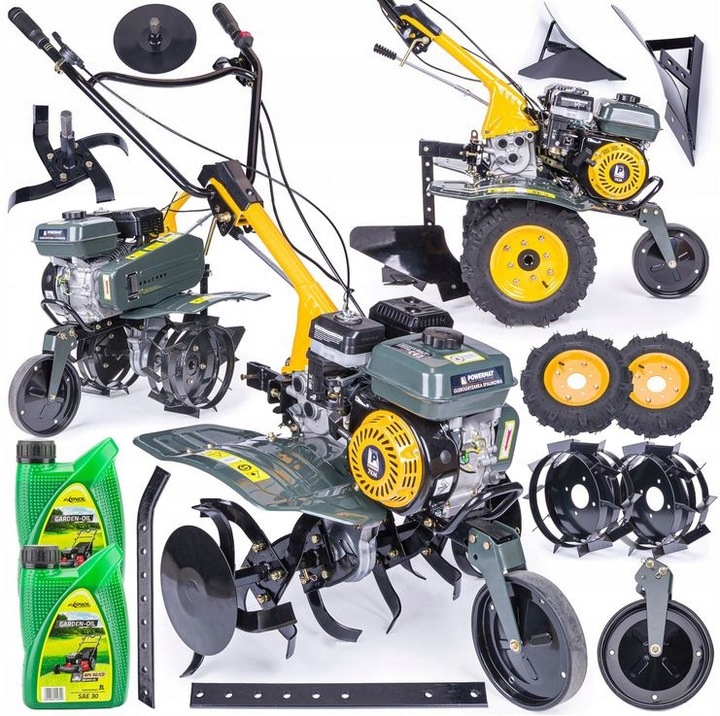 Glebogryzarka SPALINOWA Kultywator 7KM 90CM Pług - 13240251359 - oficjalne archiwum Allegro