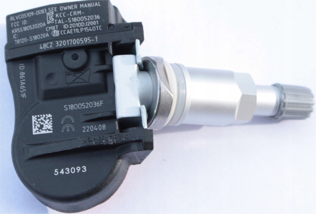 CZUJNIK CITROEN PEUGEOT 5430T4 9673198580 TPMS C5 - 9564838233 ...