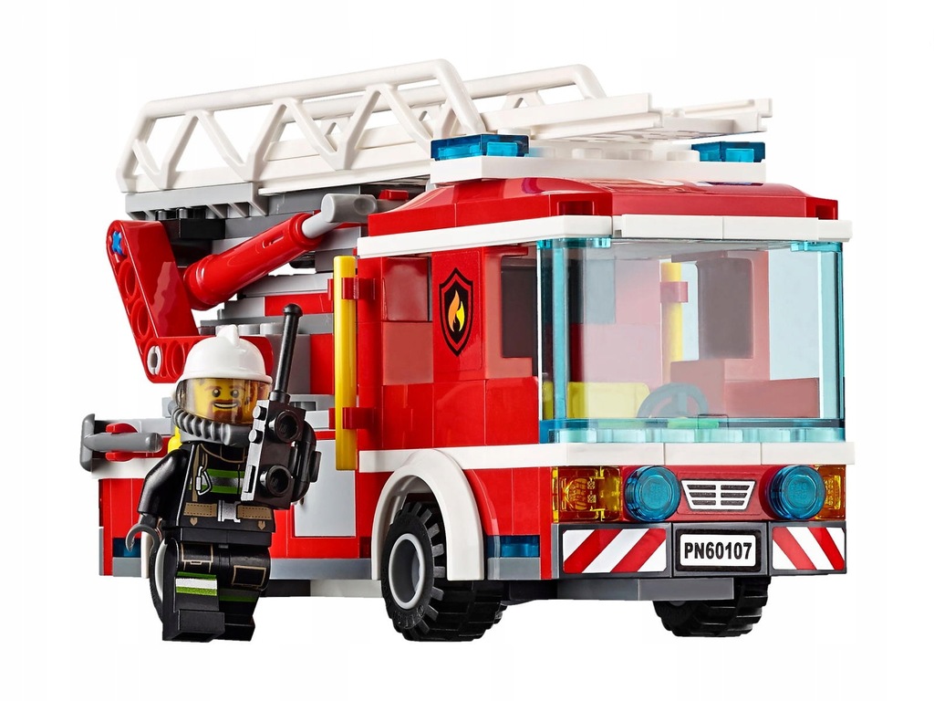 LEGO CITY 60107 WÓZ STRAŻACKI Z DRABINĄ - 7573249772 - oficjalne ...