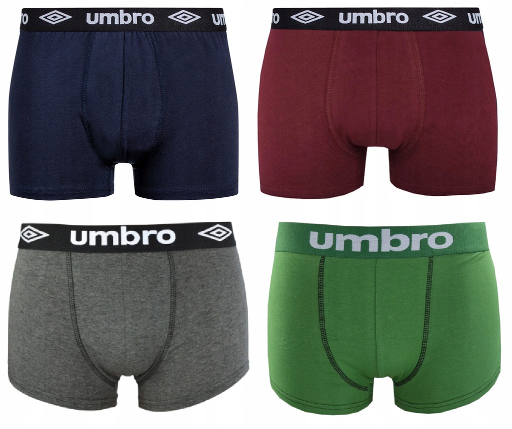 UMBRO BOKSERKI MĘSKIE 4 PACK ROZMIAR XXL - 11483329970 - oficjalne archiwum Allegro