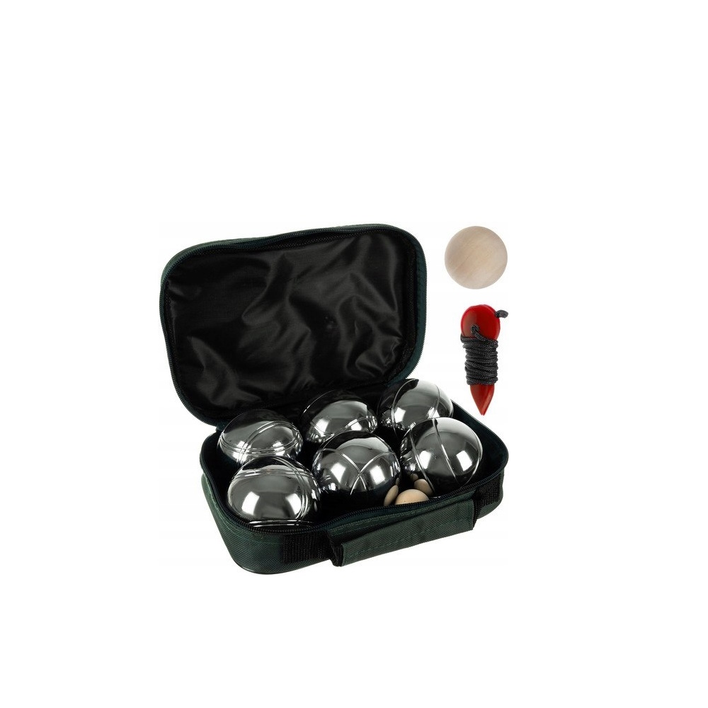 Kule Bule Boule Gra Petanque 6szt Duże Gra Rodzinna Zestaw + Pokrowiec ...