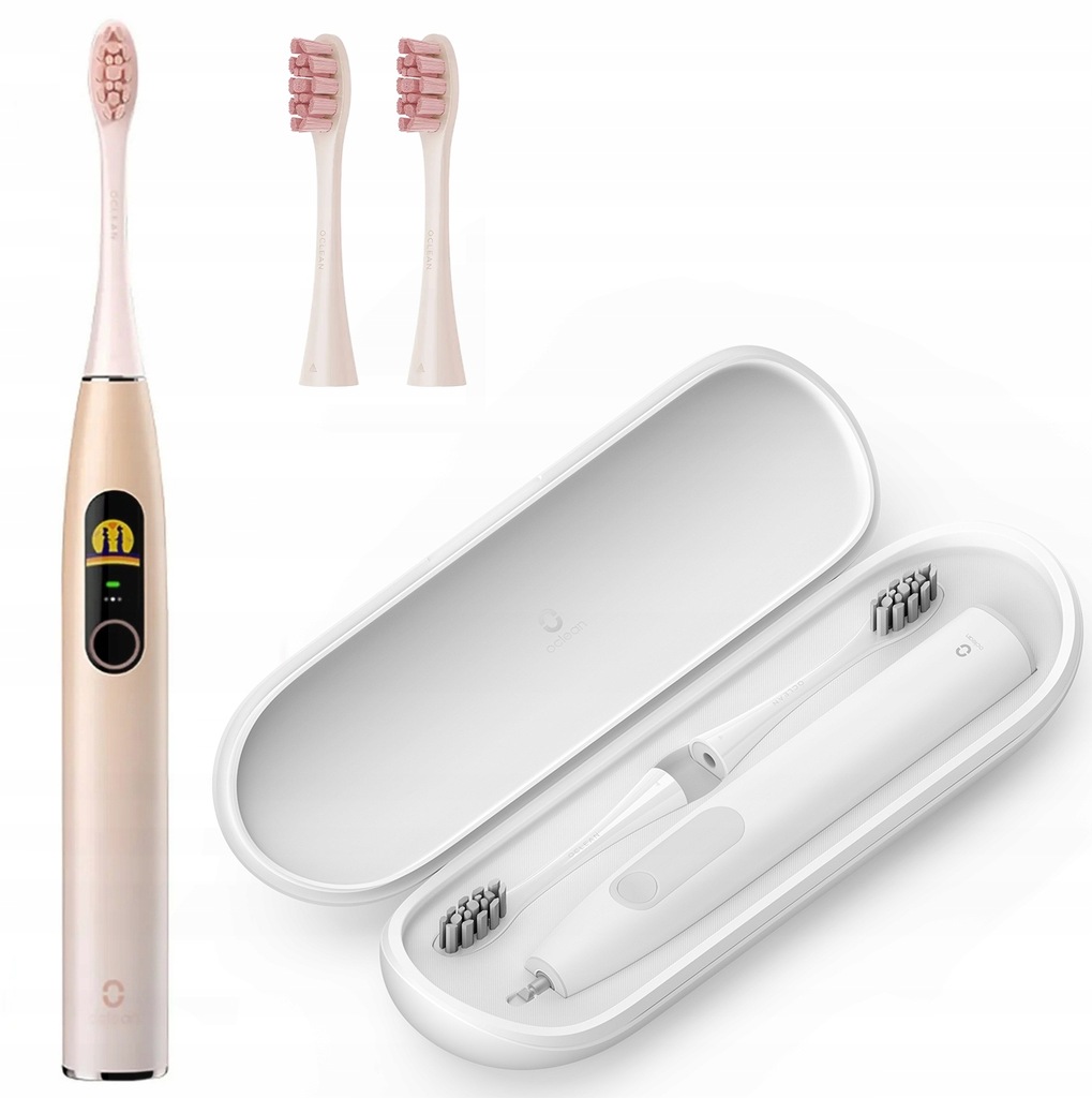 Szczoteczka OCLEAN X Pro +2 końcówki + etui ZESTAW - 13040732951 - oficjalne archiwum Allegro