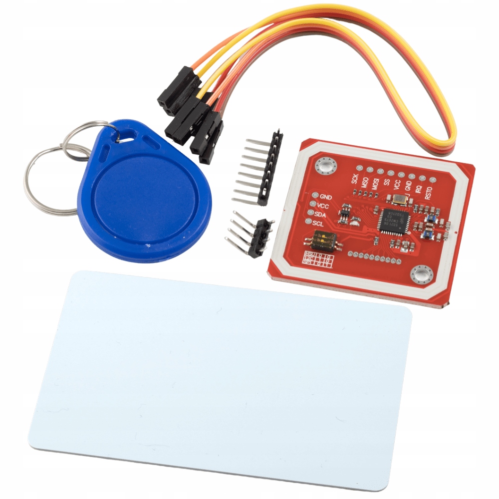 Czytnik RFID PN532 13,56MHz SPI/I2C karta i brelok - 13170776164 ...