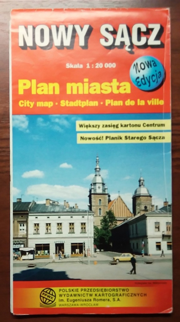 Nowy Sącz plan miasta mapa 1998 r. - 11442209915 - oficjalne archiwum ...