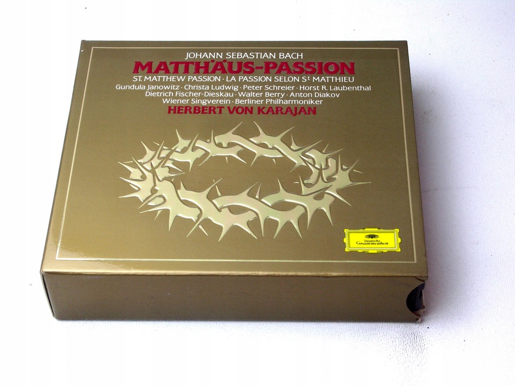 JOHANN SEBASTIAN BACH, HERBERT VON KARAJAN - MATTHAUS-PASSION [3CD BOX] - 16478645857 ...