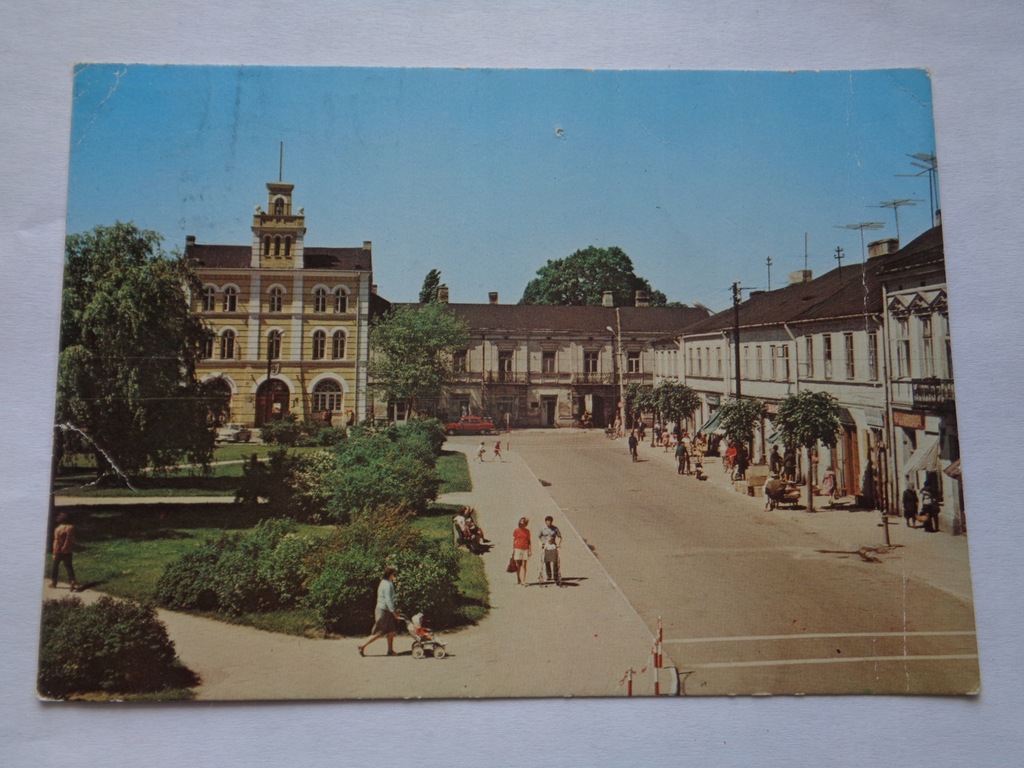 SKIERNIEWICE RATUSZ I RYNEK z/o 1977 - 13665668775 - oficjalne archiwum ...
