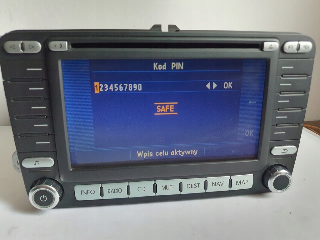 Radio nawigacja MFD2 vw golf v passat b6 caddy PL - 14114235475 - oficjalne archiwum Allegro