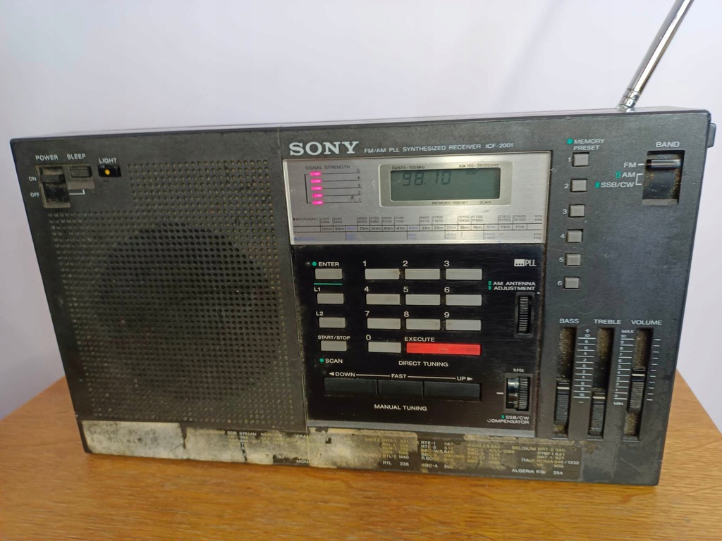 Radio Globalne Sony ICF-2001 sprawne - 13011342858 - oficjalne archiwum ...