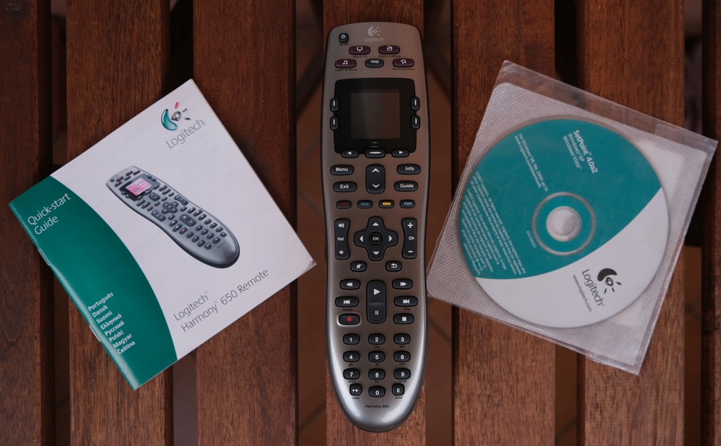 Pilot uniwersalny Logitech Harmony 650 - 12499704530 - oficjalne archiwum Allegro