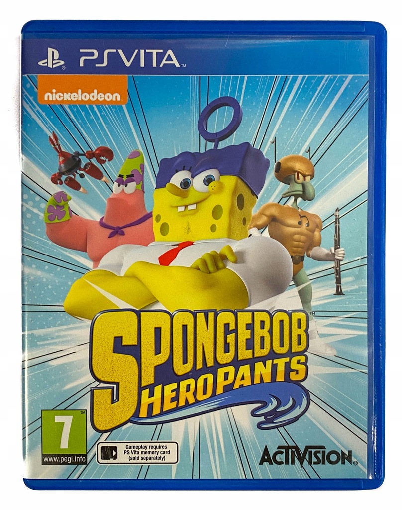 SPONGEBOB HERO PANTS / GRA PS VITA / UNIKAT PSV - 10425900933 ...