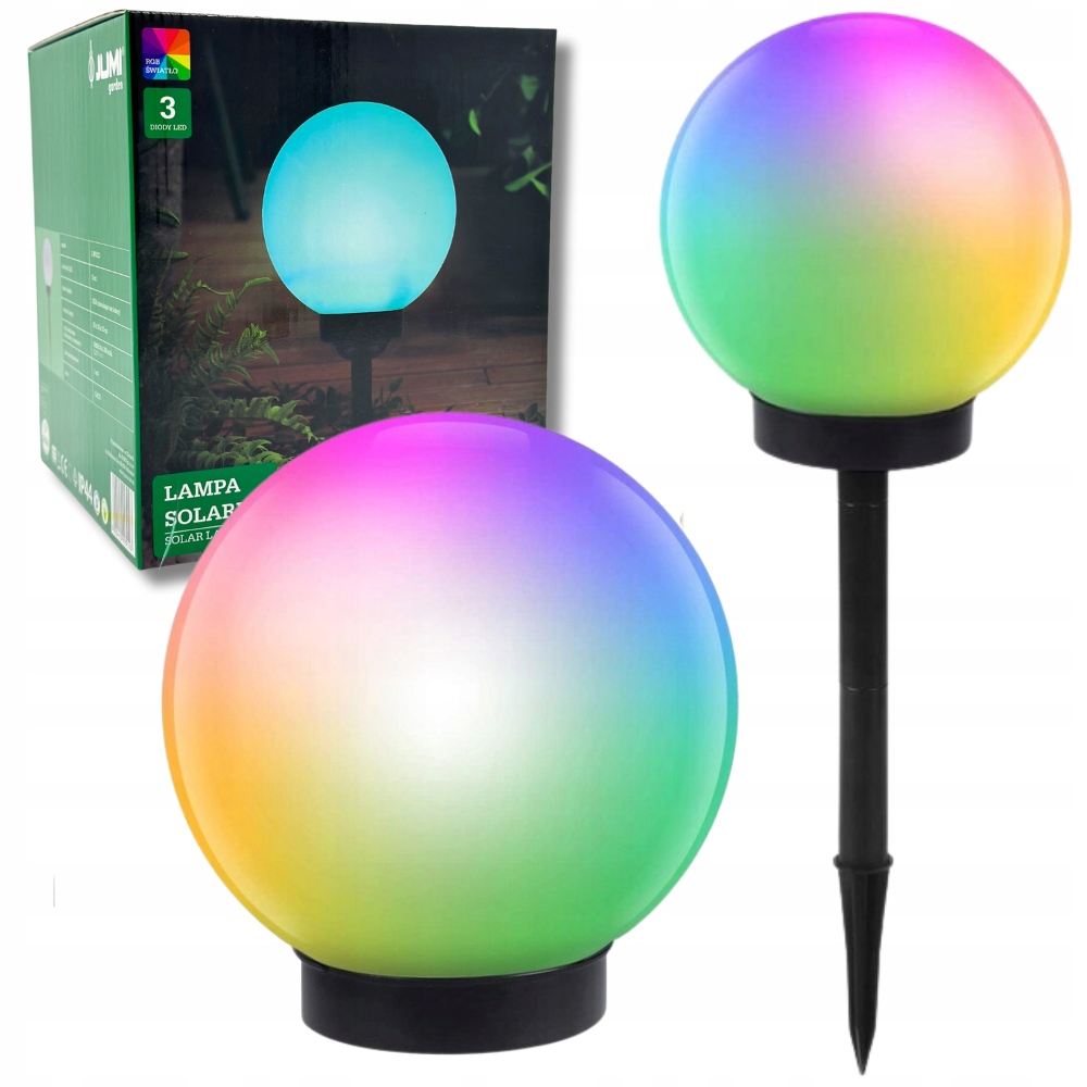 KULA LAMPA SOLARNA OGRODOWA RGB LAMPY LED - 13960273551 - oficjalne ...