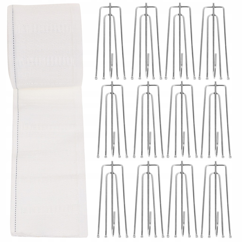 Curtain Hooks Pleat Drapery Pleater Tape - 14758144209 - oficjalne ...