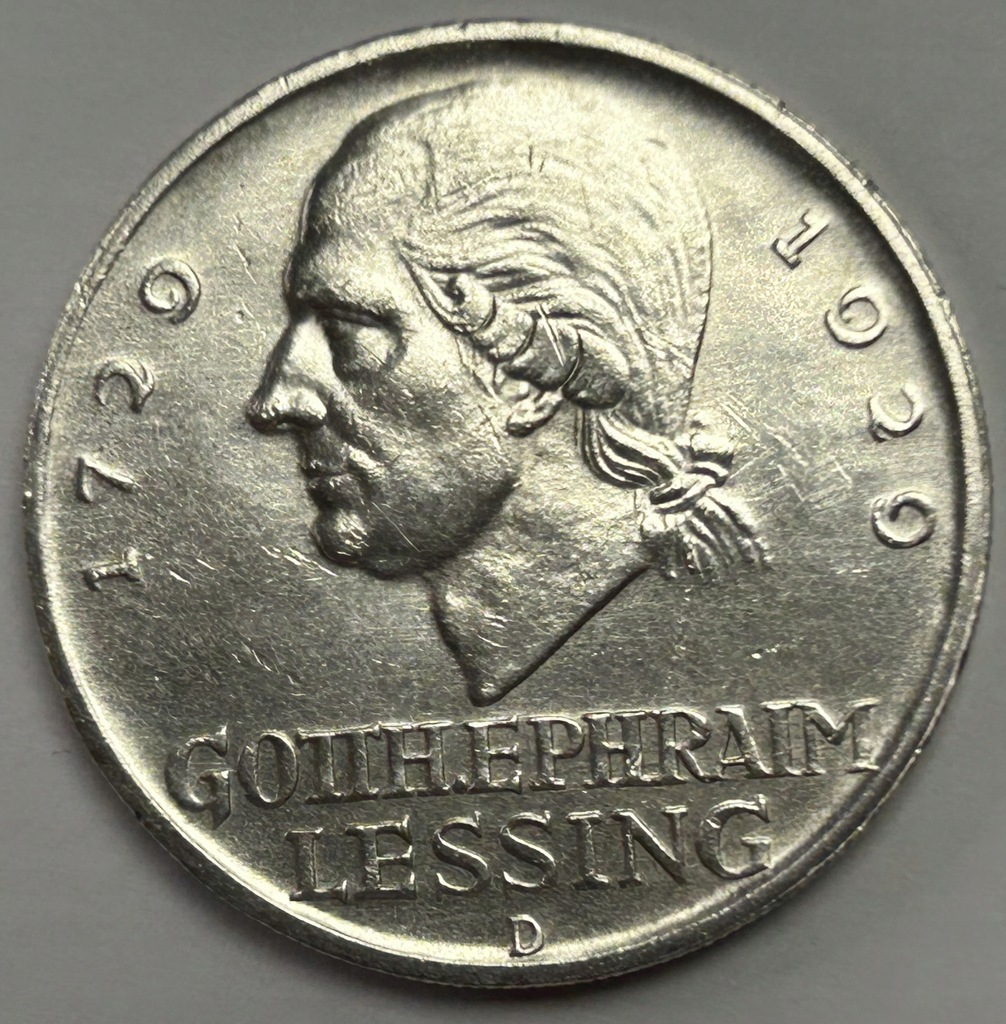 Niemcy 5 Marek Lessing 1929 D *355 - 15124907971 - oficjalne archiwum ...