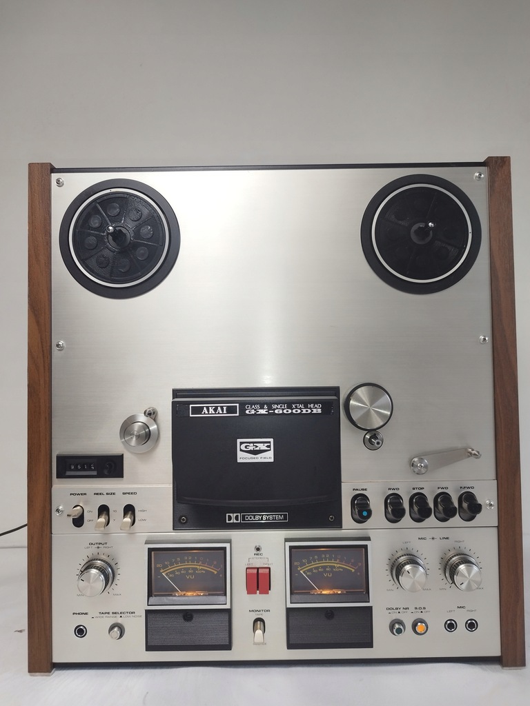 MAGNETOFON SZPULOWY AKAI GX-600DB - 15487299666 - oficjalne archiwum Allegro