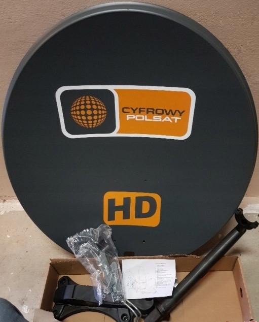 ANTENA SATELITARNA Cyfrowy Polsat Nc+ HD + akcesor - 10443124989 - oficjalne archiwum Allegro