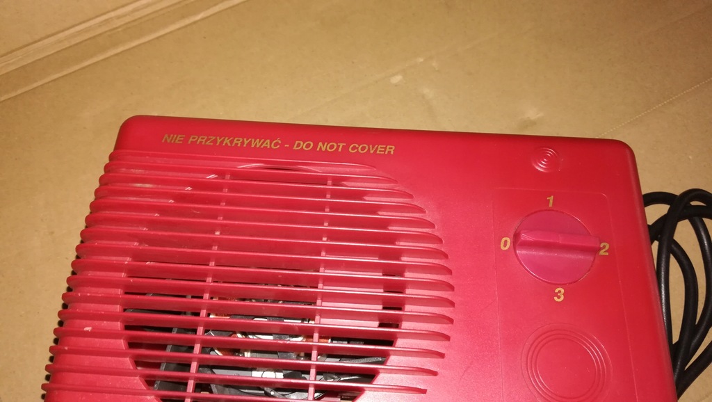 Mini Farel termowentylator Farelka OW-3 1994 PRL - 12514337436 ...