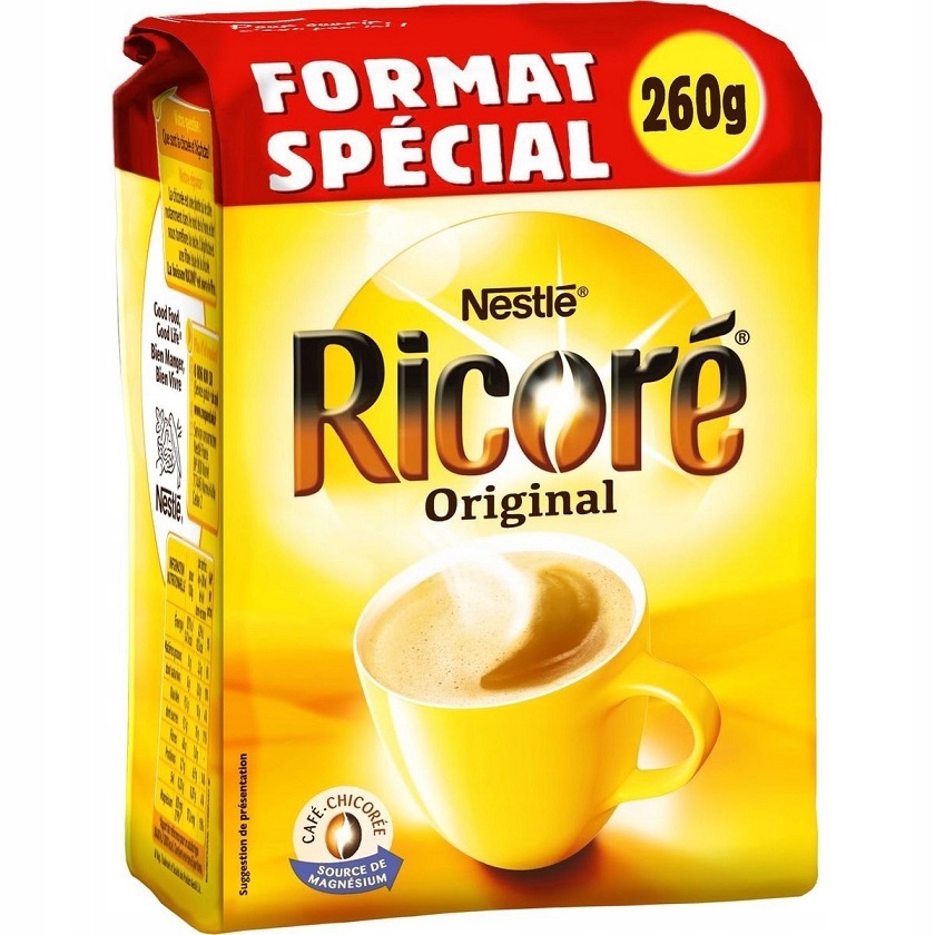 NESTLE RICORE KAWA ROZPUSZCZALNA CYKORIA 260g - 15097278913 - oficjalne ...
