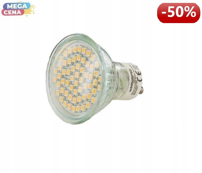 Żarówka LED 24xSMD5050 3.3W zimna biała, z szybką - 11823853617 - oficjalne archiwum Allegro