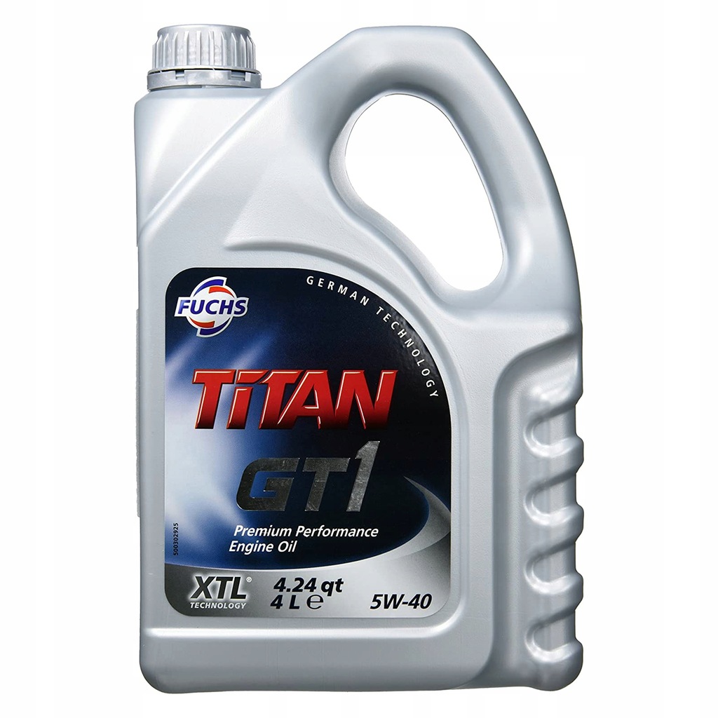 Olej Fuchs Titan GT1 5W40 XTL 4L - 10771263245 - oficjalne archiwum Allegro