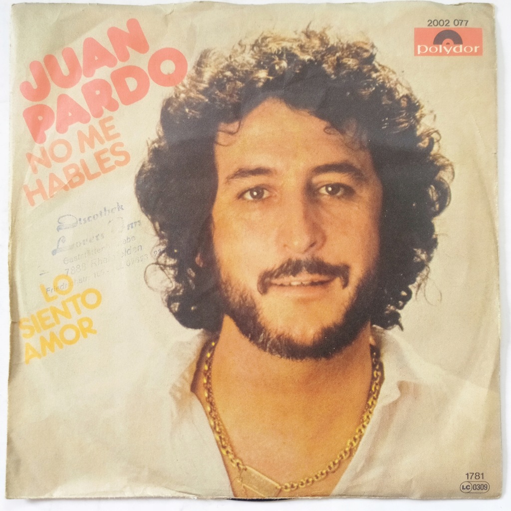 Juan Pardo- No Me Hables- SP 7'' - 11162159077 - oficjalne archiwum Allegro Juan Pardo- No Me Hables- SP 7'' - 11162159077 - oficjalne archiwum Allegro