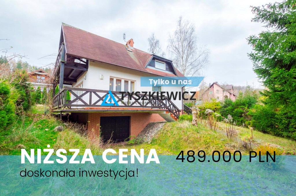 Dom, Krzeszna, Stężyca (gm.), 121 m² - 12874188549 - oficjalne archiwum Allegro