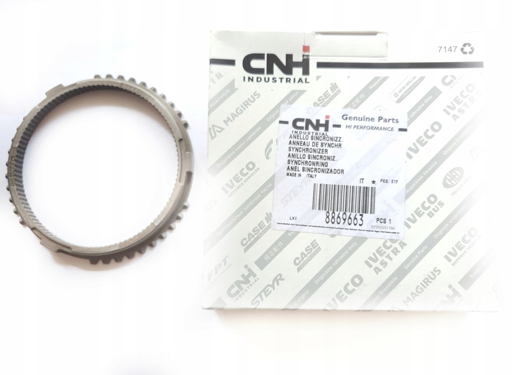 Pierścień synchronizator RM-3-4-5-6 bieg IVECO - 11677258004 ...