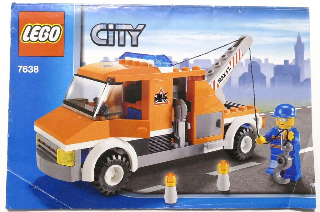LEGO INSTRUKCJA CITY 7638 Samochód pomocy drogowej - 13378761989 ...