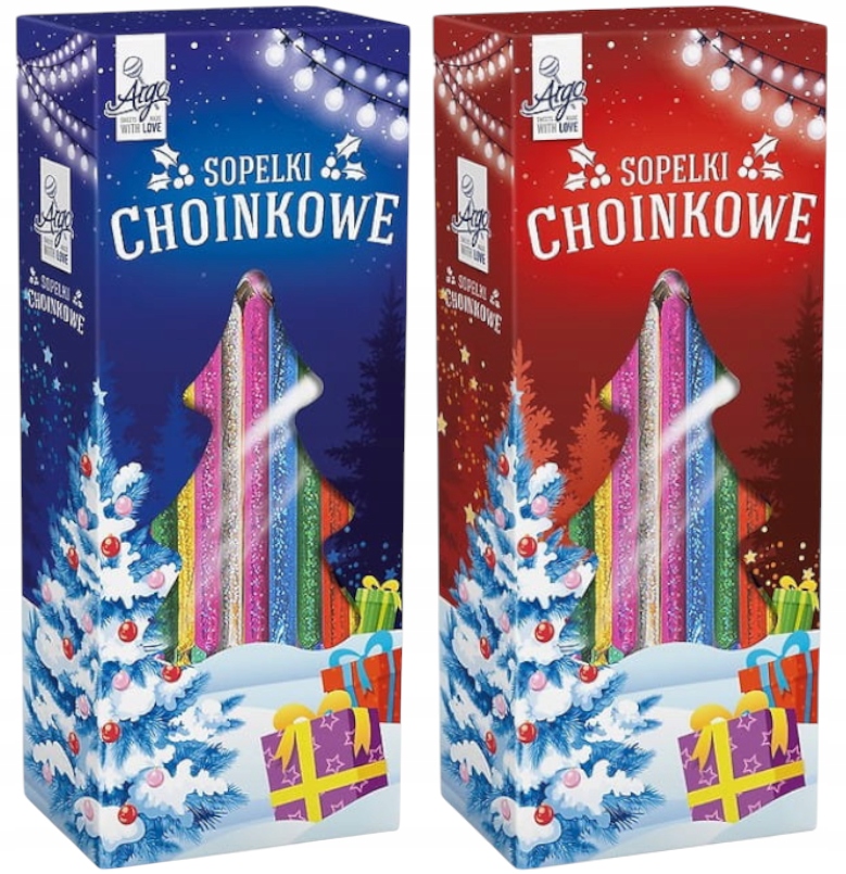 Argo Sopelki Choinkowe Sople Na Choinkę Owocowe Cukrowe Święta 200g ...