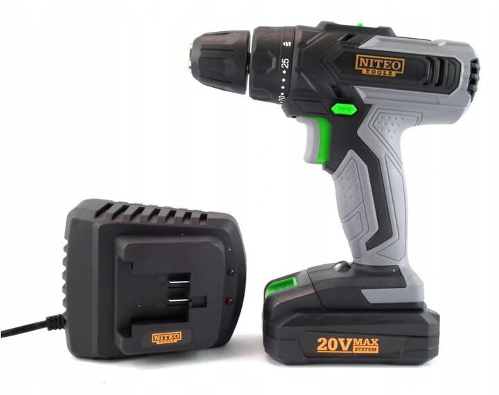 WIERTARKA WKRETARKA NITEO TOOLS AKU 20V HIT CENOWY - 9917925238 - oficjalne archiwum Allegro