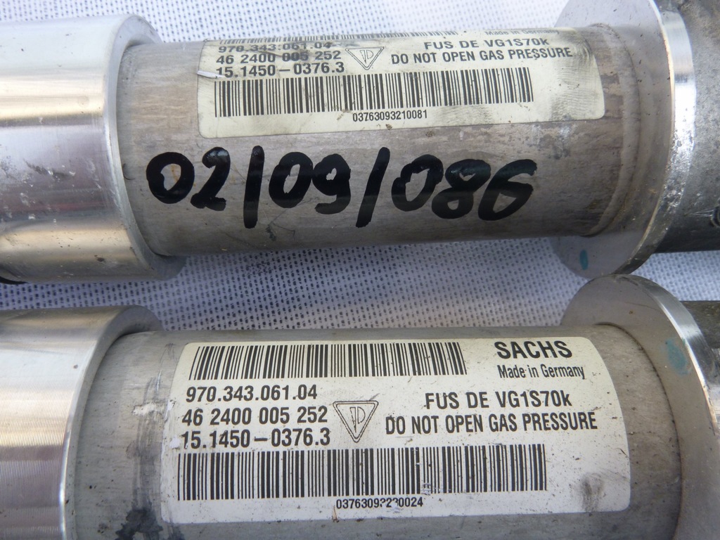 PORSCHE 970 PANAMERA AMORTYZATOR PRZÓD 97034306104 - 6465278552 ...