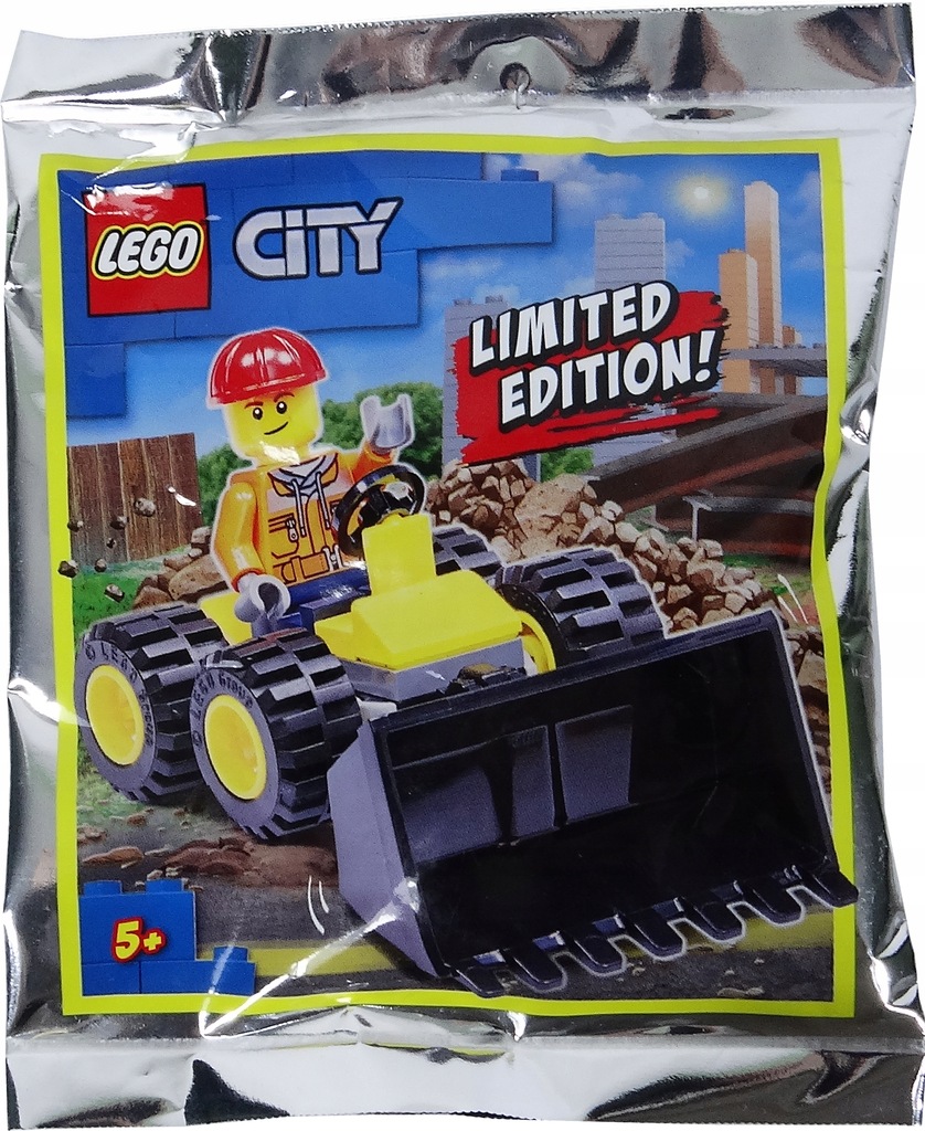 LEGO CITY BUDOWA FIGURKA ROBOTNIK SPYCHACZ 952102 - 11201359979 ...