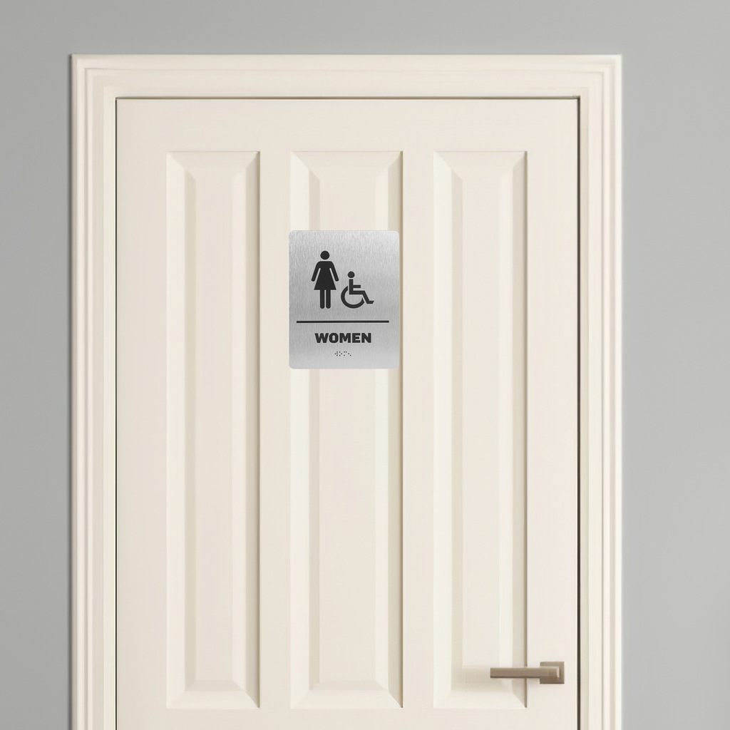 Restroom Sign Women Bathroom Sign Metal Sign - 14216753363 - oficjalne ...