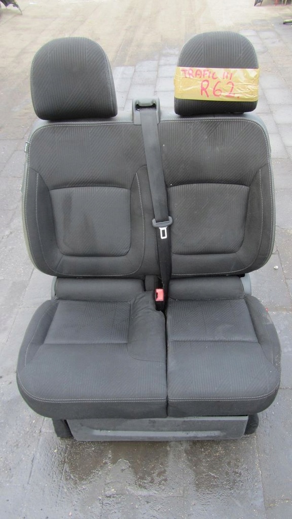 TRAFIC VIVARO III FOTELA PASAŻERA DWÓJKA 14- R62 - 12781939826 ...