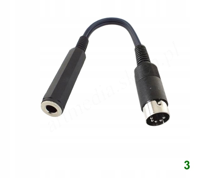 adapter Jack 6,3 gniazdo - DIN-5 WM545 wtyk IN - 12018751463 ...