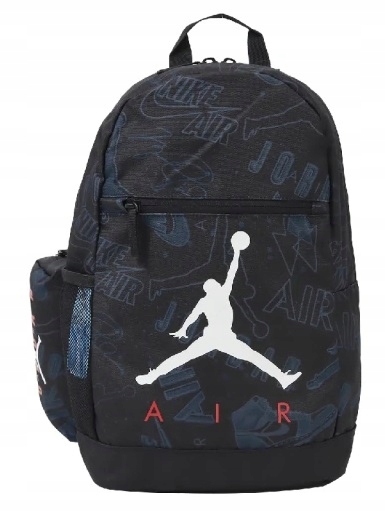 Nike AIR JORDAN 9B0503-KR5 Jumpman - czarny plecak i piórnik do szkoły ...