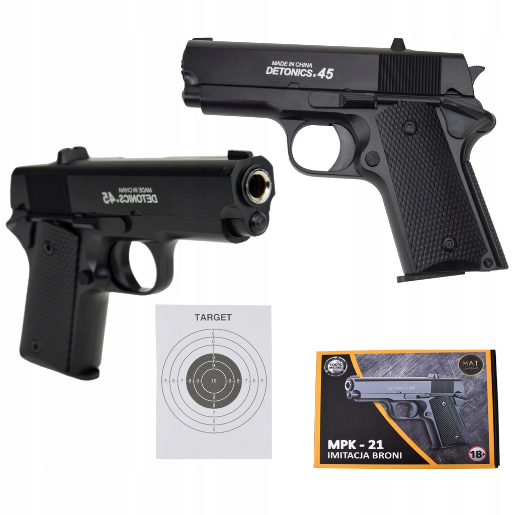 PISTOLET NA KULKI 6MM REPLIKA ASG DETONICS.45 - 11810269537 - oficjalne ...