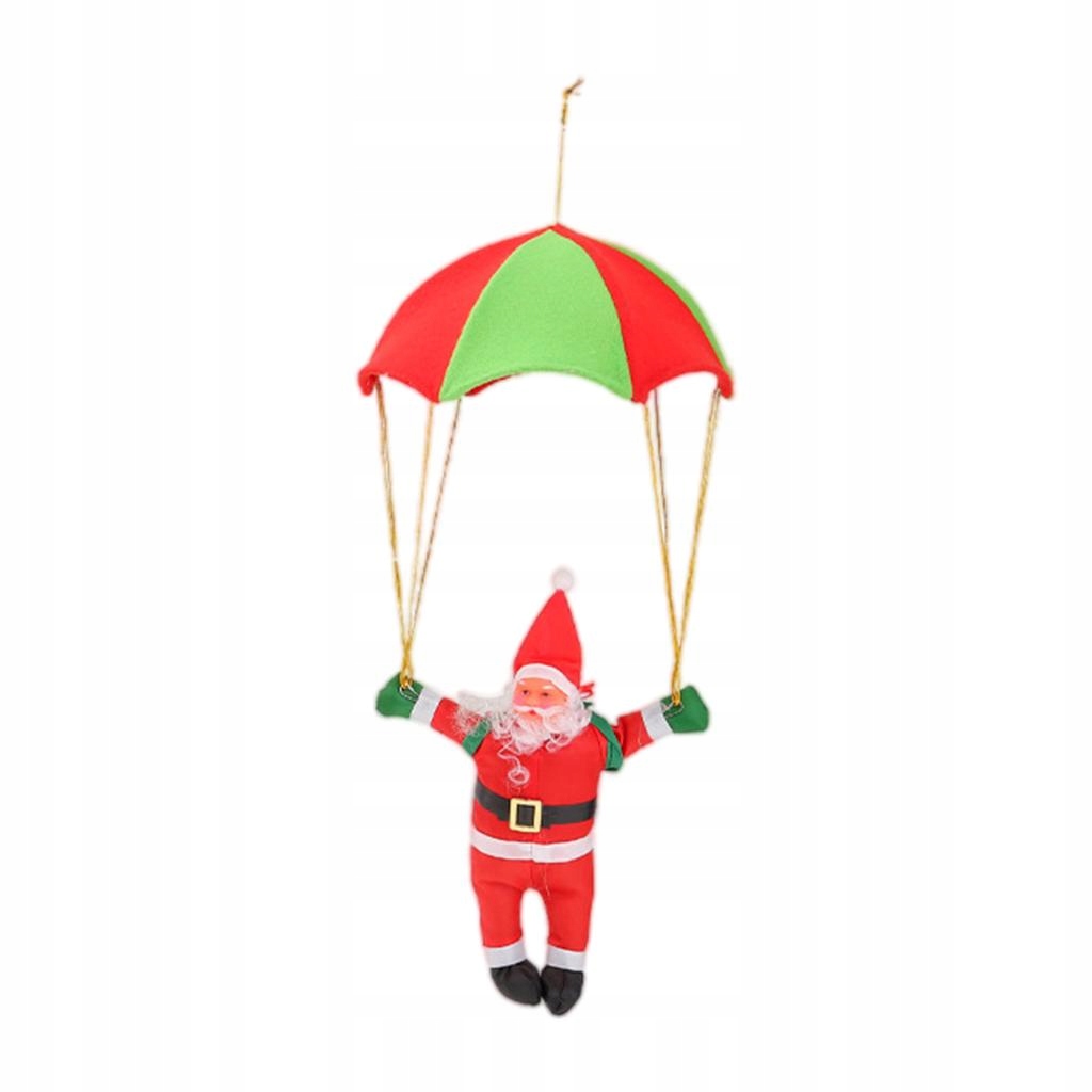 Christmas Decor Parachute Santa Ornaments Christmas Creative Hanging ...