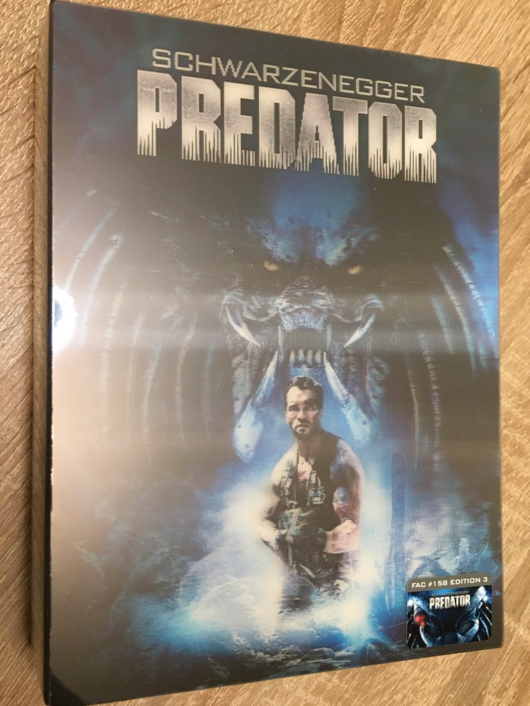 PREDATOR Lenticular 3D FullSlip XL EDITION 3 Steelbook 4K UHD+3D/2D ...