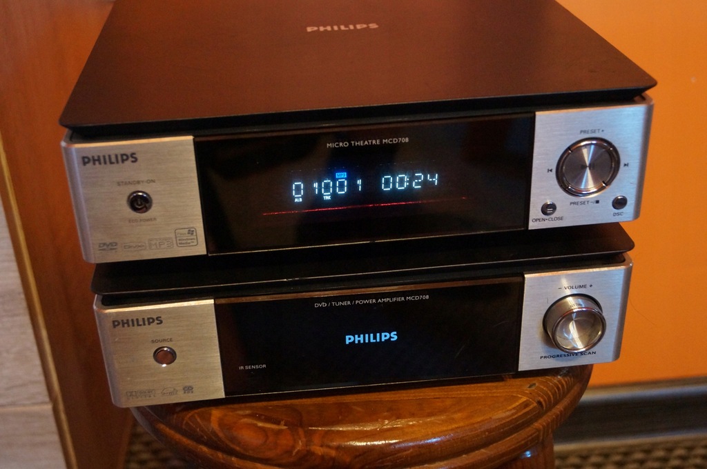 WIEŻA STEREO PHILIPS MCD708/12 - 12313916066 - oficjalne archiwum Allegro