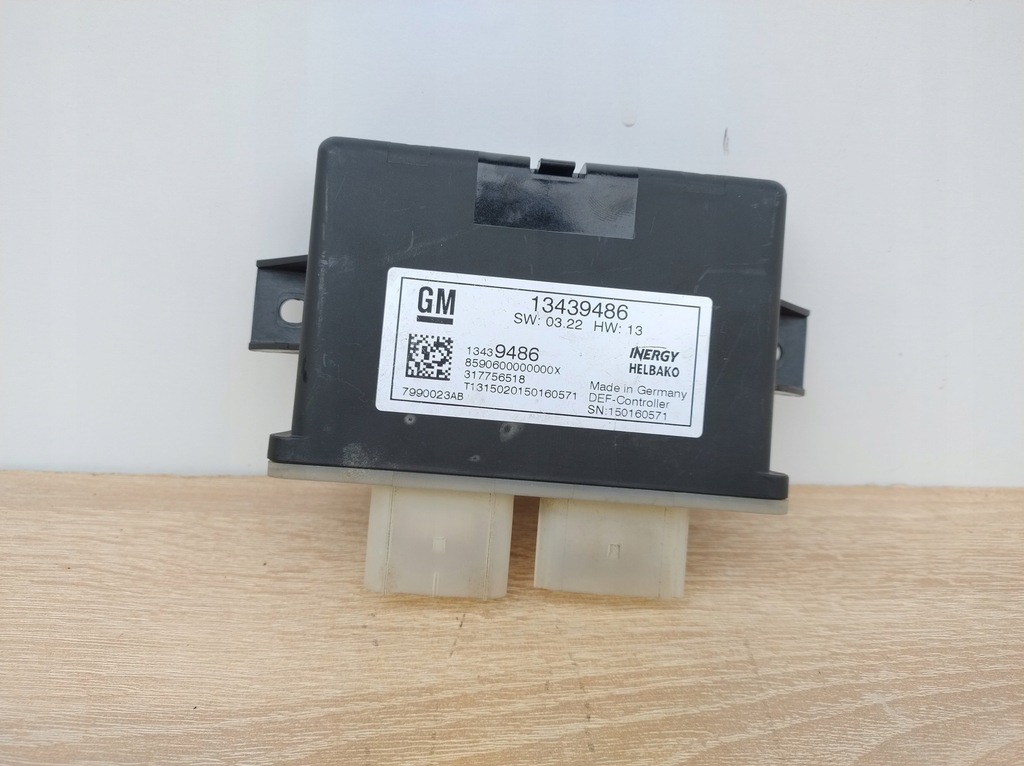 MODUŁ STEROWNIK ADBLUE OPEL ZAFIRA C INSIGNIA B 13439486 5G/JR046 ...