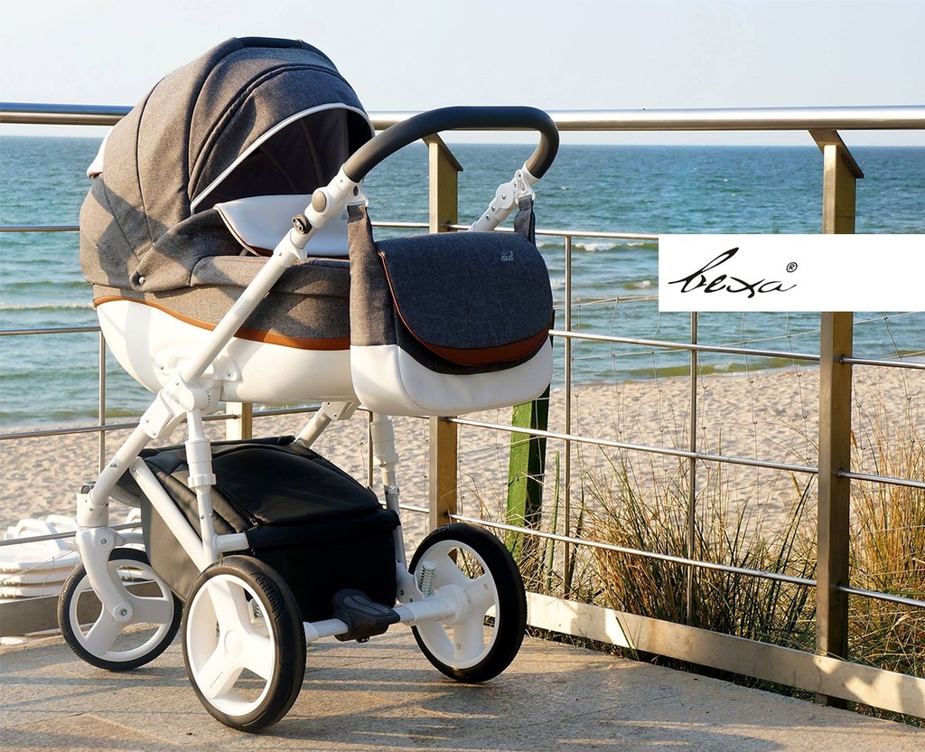 BEXA IDEAL NEW IN3 WÓZEK 3w1 + FOTELIK KITE - 7343597496 - oficjalne archiwum Allegro