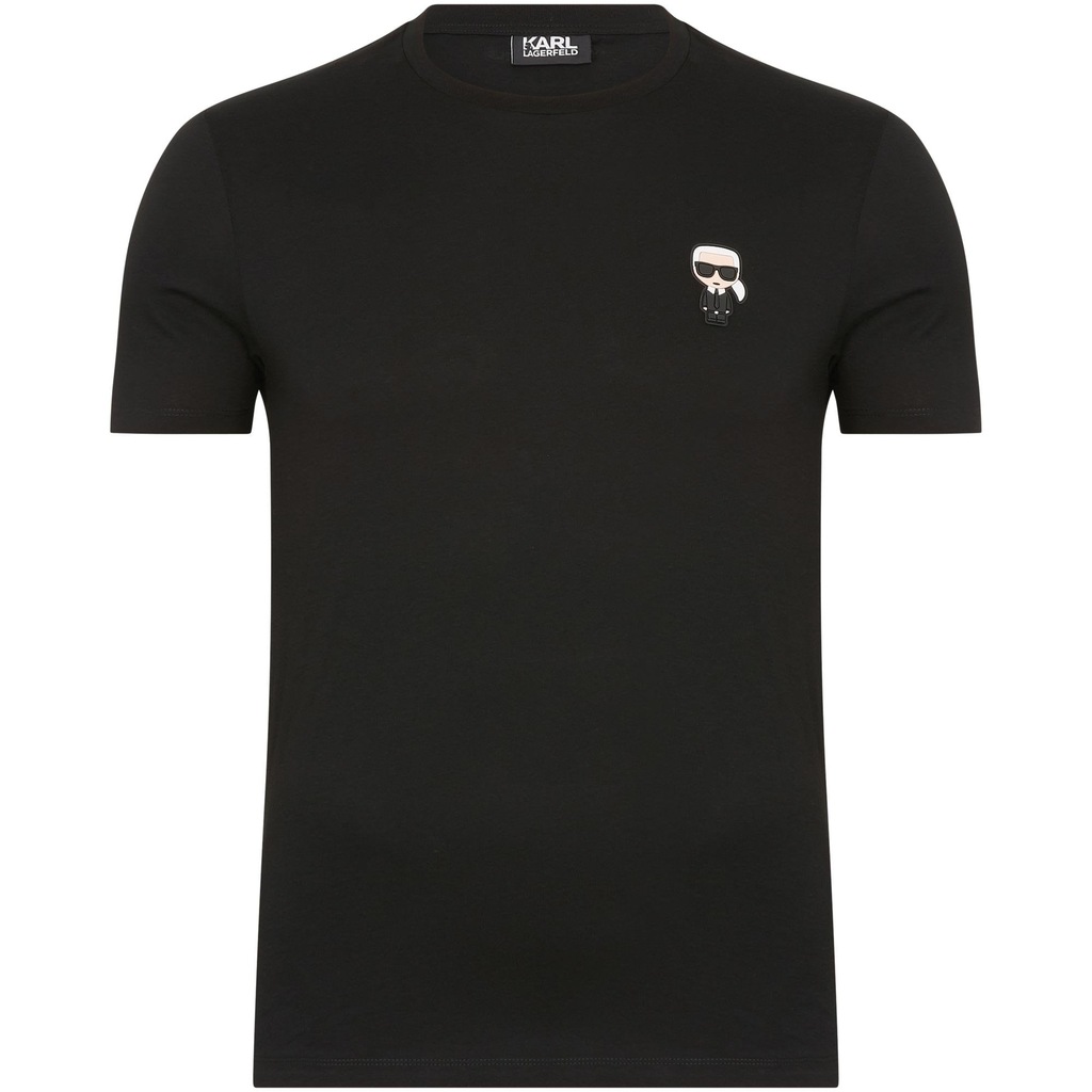 T-shirt koszulka Karl Lagerfeld męska CZARNA L - 13417646332 ...