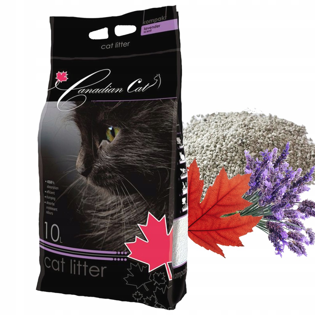 BENEK CANADIAN Lavender Żwirek Bentonitowy 10l - 13588715633 - oficjalne archiwum Allegro