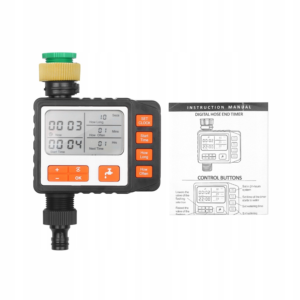 PROGRAMATOR STEROWNIK NAWADNIANIA timer zegar wody - 12221957770 ...