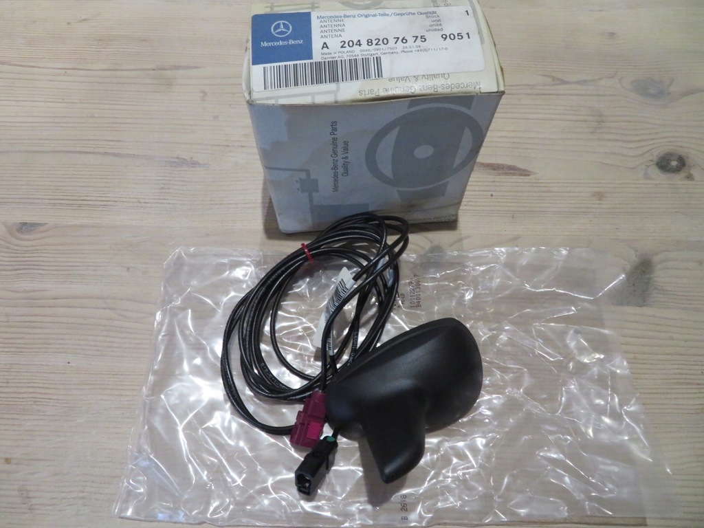 MERCEDES W204 ANTENA DACHOWA A2048206875 RADIO - 11505795081 ...