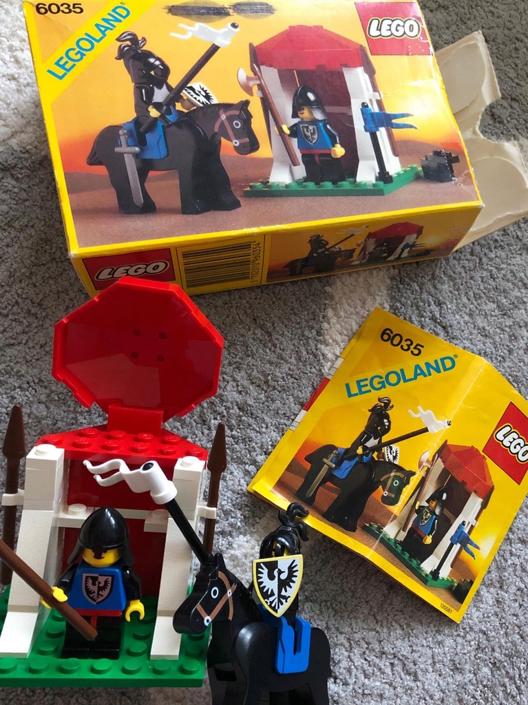 Lego 6035 Castle Guard Zamek Pudełko - 8331679362 - oficjalne archiwum ...