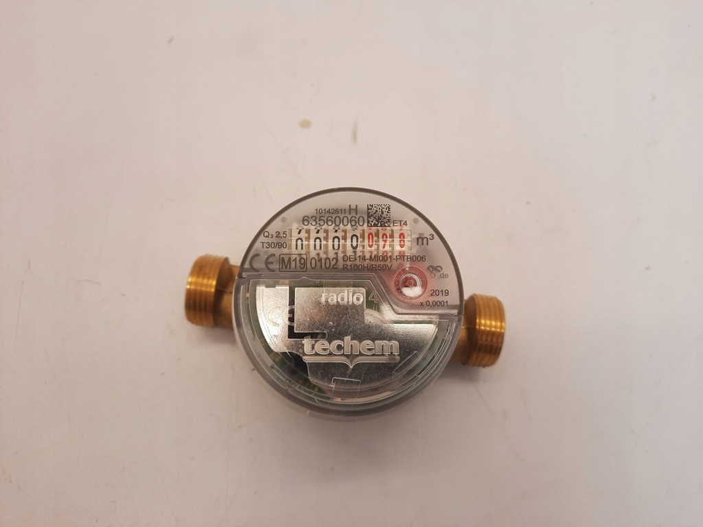 TECHEM - Wodomierz natynkowy radio / vario (MID) - 12229836170 ...