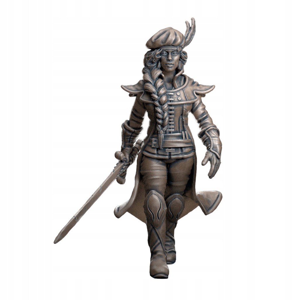 Female Vampire Hunter figurka rpg dnd druk 3d 8k - 13933245330 - oficjalne archiwum Allegro